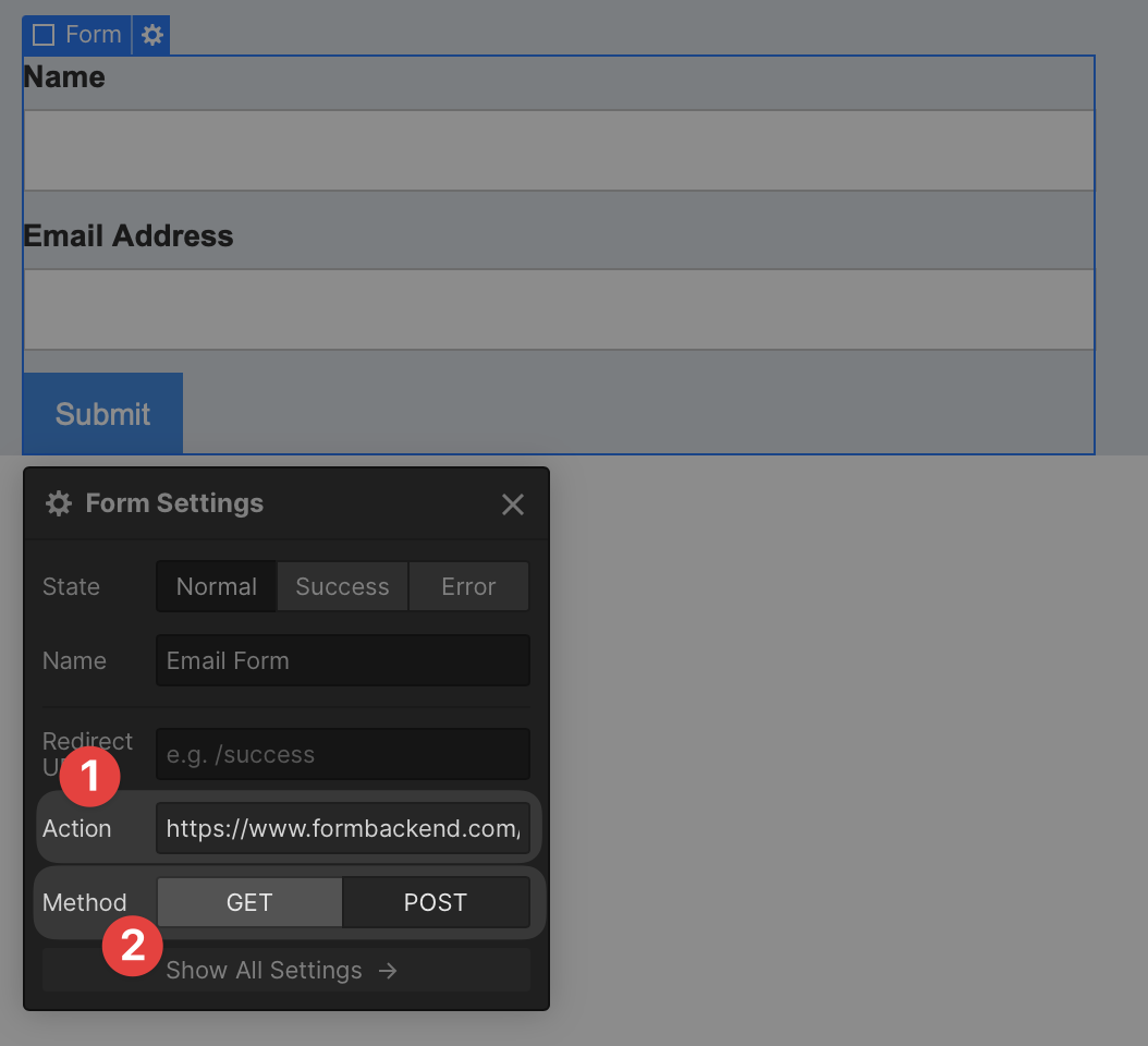 How To Add A Form To Your Webflow Site FormBackend